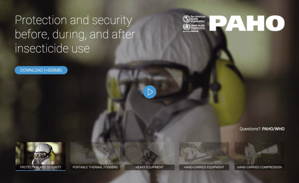 Training videos for vector control workers - MESA