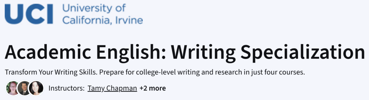 Academic English: Writing Specialization - MESA